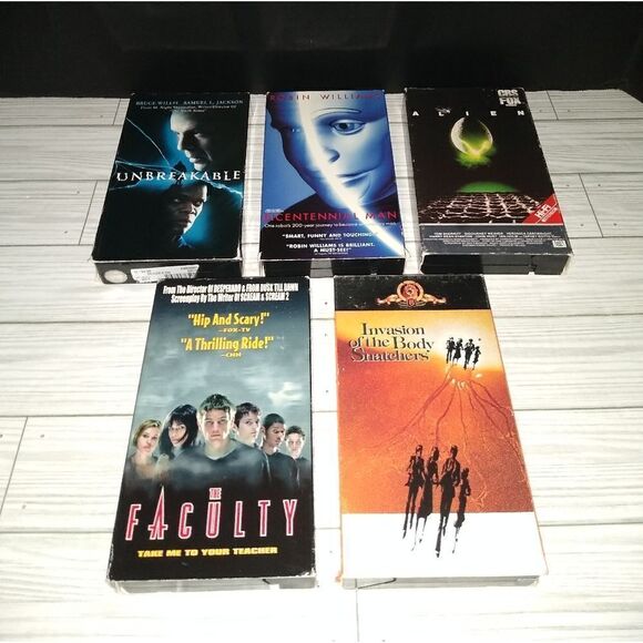 Media | Vintage Vhs Scifi Horror Thriller Movie Lot Of5 The Faculty ...